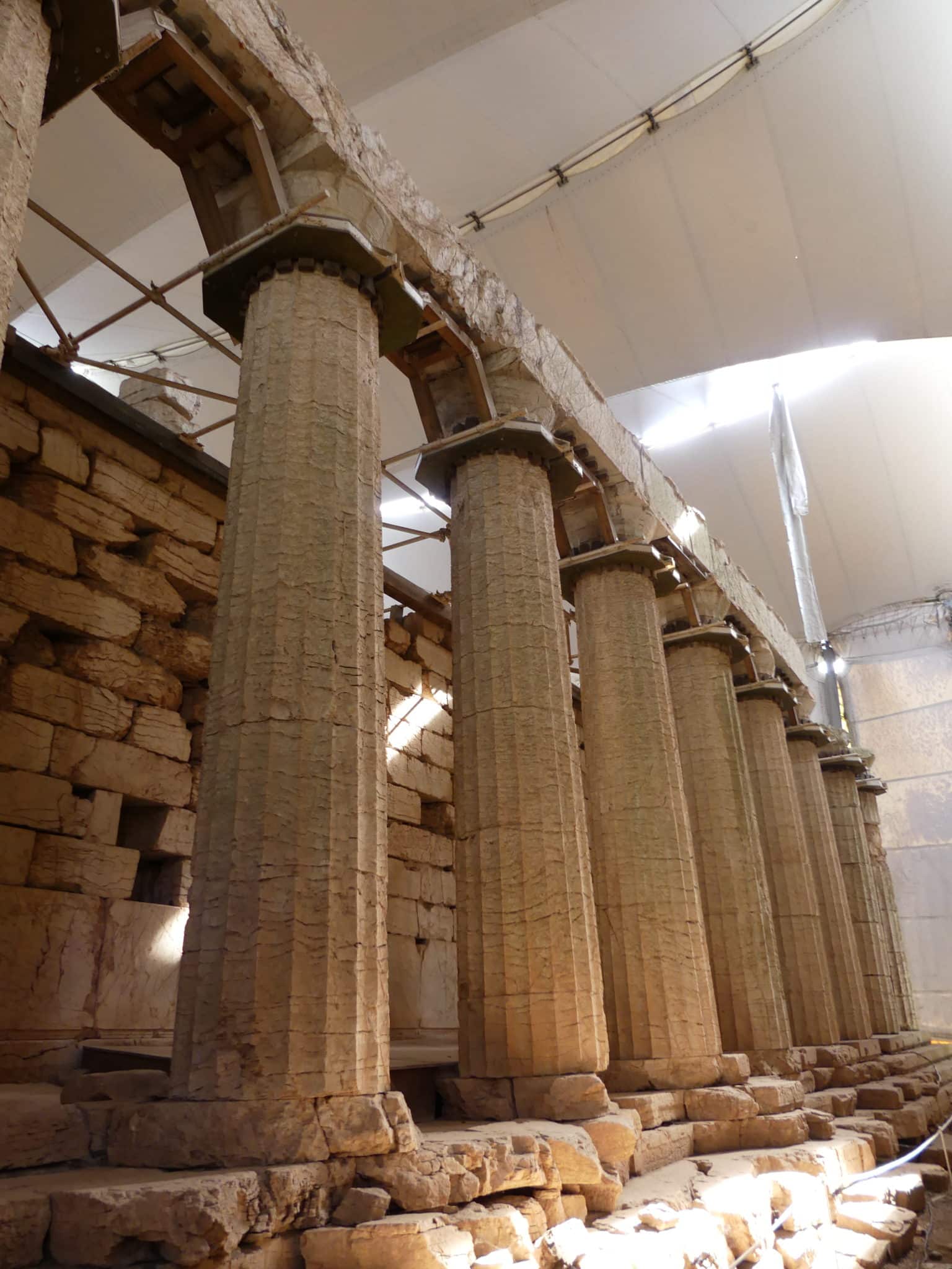 Le temple d'Apollon Épicourios (Épikourios) à Bassae en Grèce
